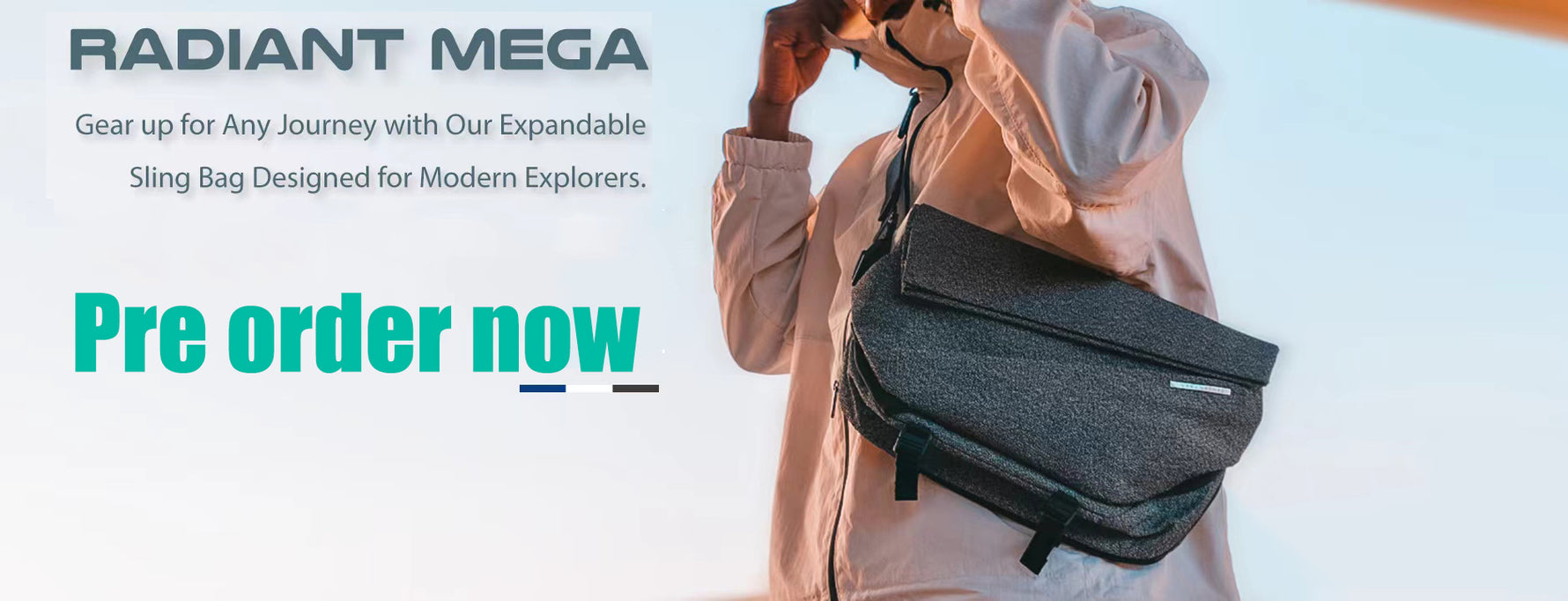 NIID|Sling Backpack|Mens bag|Sling chest bag|Kickstarter funded bags